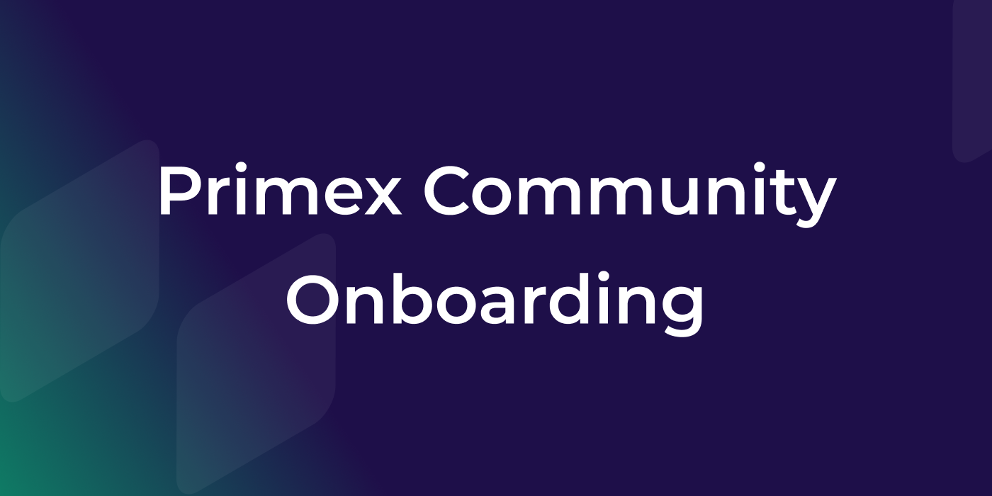 Primex Community Onboarding by Primex Finance | Galxe Quest